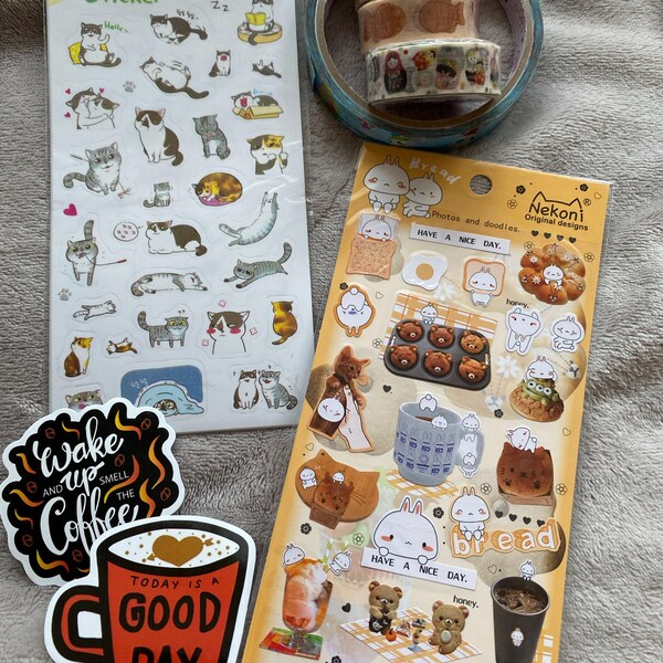 Mr Paper Color Deco Stickers - Etsy