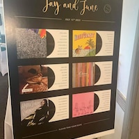 Vinyl Records Wedding Table Plan - Etsy Canada