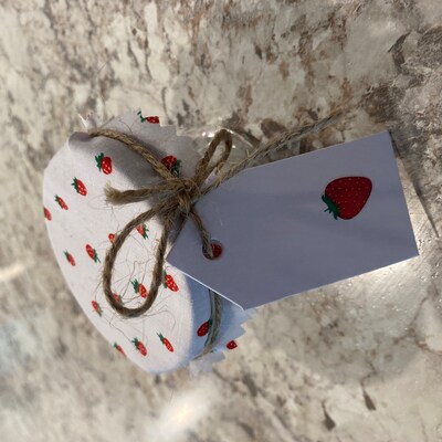 JAM COVERS Fabric 2 Sizes Avalible X 36 GINGHAM Includes - Etsy