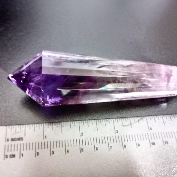 13in/9.9lb AAAA Statement XXL Big Teeth Deep Purple Amethyst Specimen ...