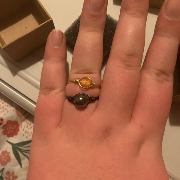 Percy Jackson Character Inspired Wire-wrapped Rings - Sizes 2-15 - Etsy