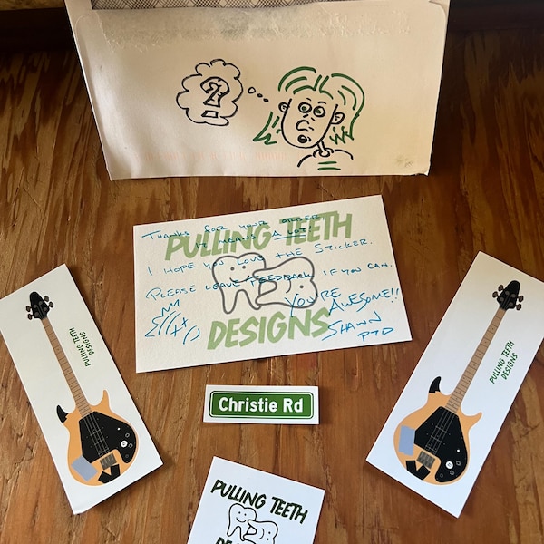 Sticker Pixelated Green Day Set of 3 Woodstock Dookie Glossy 2.5" Two ...