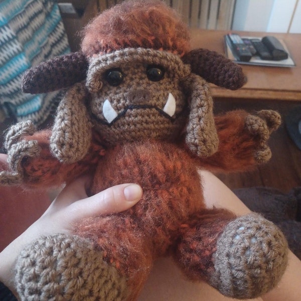MADE TO ORDER Large or Small Ludo From the Labyrinth Plush Crochet ...