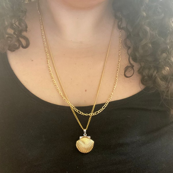 18K Gold Filled Chain Necklace, Twisted Chain, 18K Stainless Steel ...
