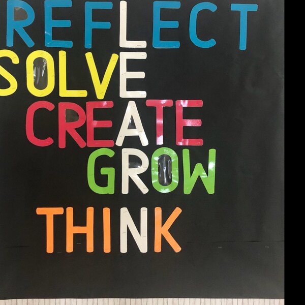 Growth Mindset Bulletin Board, School, Die Cut Letters, Paper Letters ...