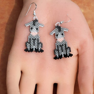 Blue Butterfly Brick Stitch Pattern Brick Stitch or Peyote Pattern ...