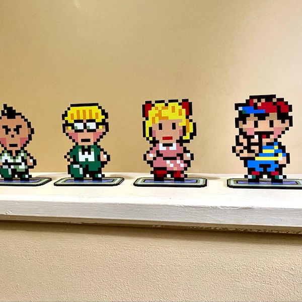 Earthbound Sprites - Super Nintendo Inspired - Etsy