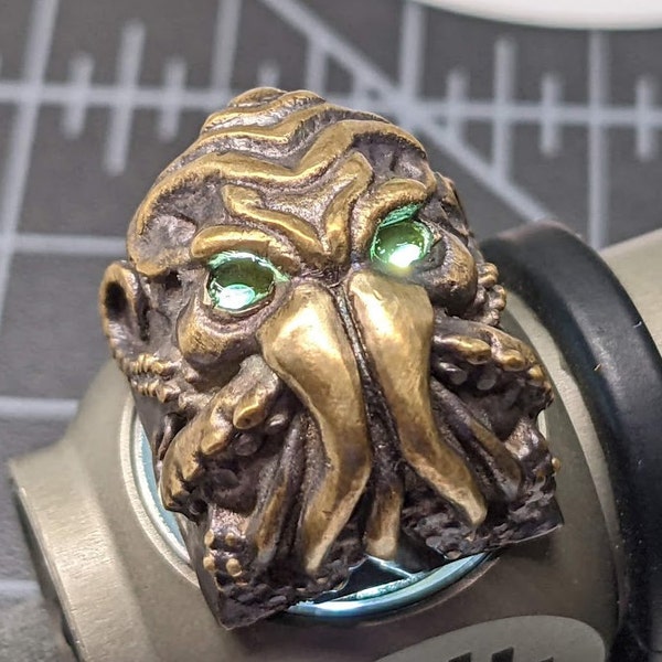 The Great Old One - Cthulhu Solid Bronze Metal Premium Keycap Artisan ...