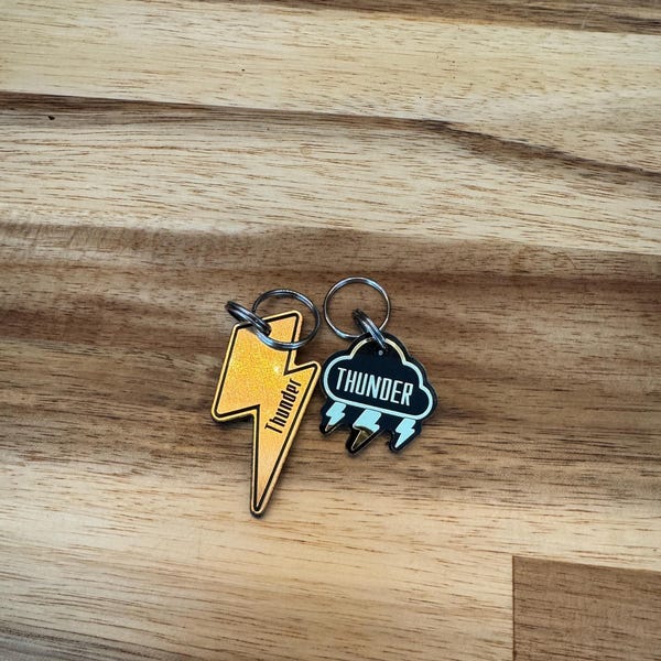 Personalized LED Light up Name Keychain USA Made Color Changing ...