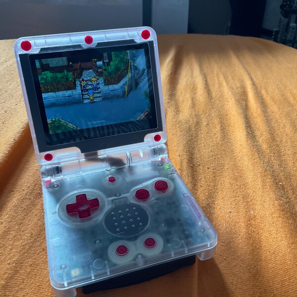 Gameboy Advance SP IPSV5 3.0 Inch HD 720*480 Retro Pixel Backlit Custom ...