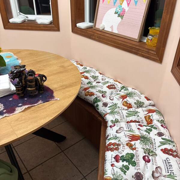 4 Piece Nook Cushions Set Ties on Single Cushion Only - Etsy