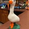 PATTERN ONLY Crochet Desk Goose PDF Pattern, Bonus: Rain Hat and Poncho ...