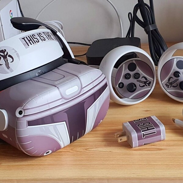 The Mandalorian Oculus Quest 2 Full Wrap Skin Decal VR Goggles - Etsy