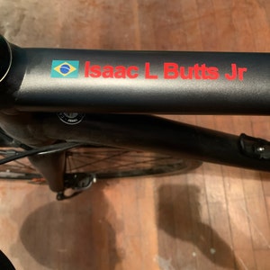 Custom Philippines Flag Name Bike Decal/sticker - Etsy Canada