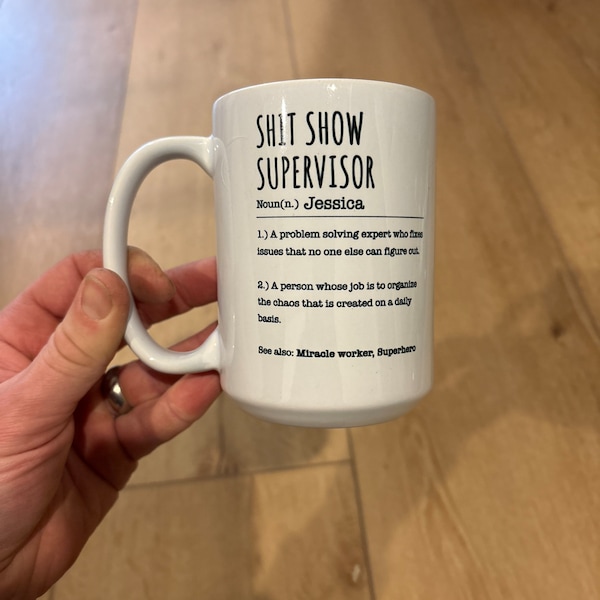 Shit Show Supervisor Mug, Shit Show Supervisor Gift, Shit Show ...