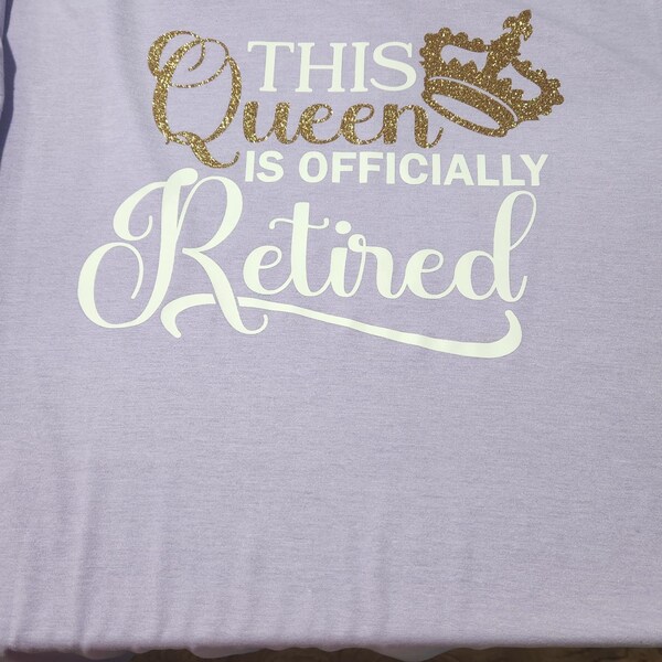 This Queen is Officially Retired, Retirement Svg, Women's Retirement ...