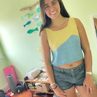 Wavey Crop Top Knitting Pattern - Etsy Canada