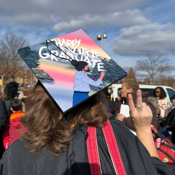 Squidward Printed Graduation Topper - Etsy