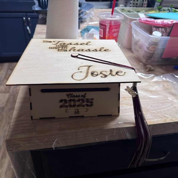 Graduation Cap Gift Box, SVG, Laser Cutting File - Etsy