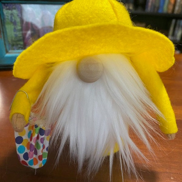 Rain Gnome, Spring Gnome, Gnome With Umbrella, Gnome, Garden Gnome ...