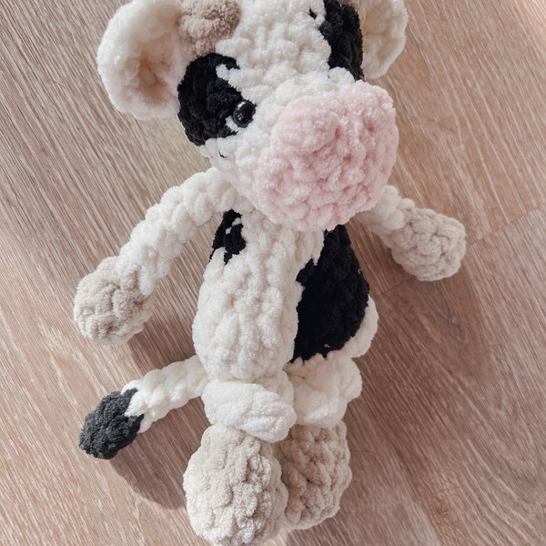 MINI Clemmie Cow Knotted Lovey Crochet Cow PATTERN - Etsy
