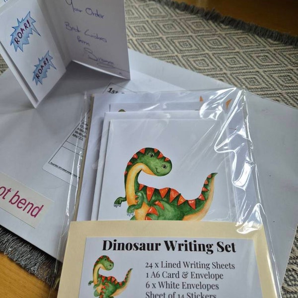 Fairy Writing Set, Stationery Set, Letter Writing Notepaper & Stickers ...