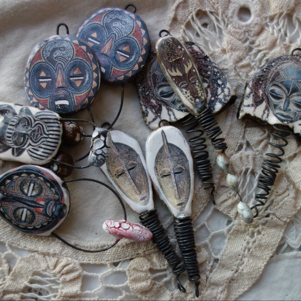 African Masks, Ceramic Decals, Masks Ceramic Transfer, Mask, Ritual ...