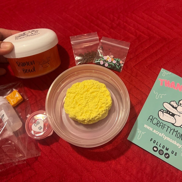 Ramen Bowl, DIY Slime, Ramen Slime, Jelly Slime, Jelly Creme Slime ...