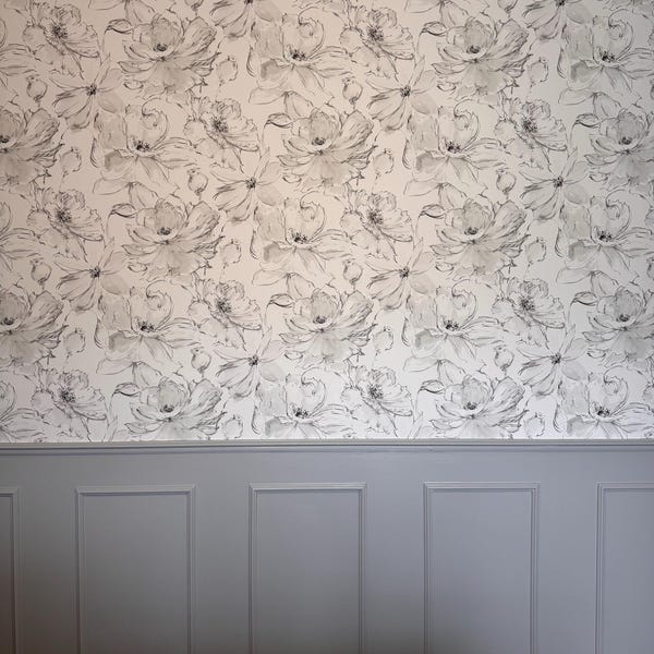 Pre-cut Peel and Stick Wall Molding Kit: 2.5 Cm Frame, 4cm Border - Etsy