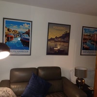 Arnside and Silverdale AONB Poster, Lancashire, Cumbria, Morecambe Bay ...