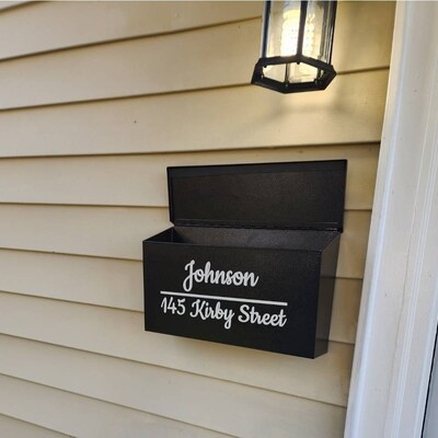 Personalized Reflective Mailbox Decal Custom Reflector House Address ...