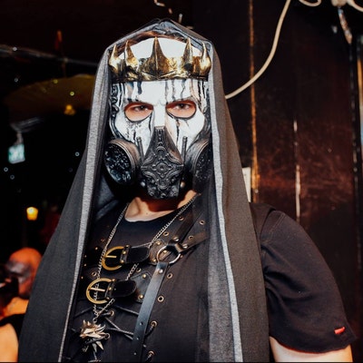 NUCLEAR KING resin Full-face Skull Gas Mask - Etsy