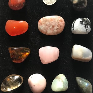 White Calcite Crystal Tumbled Stone Polished Gemstone / Spirituality ...