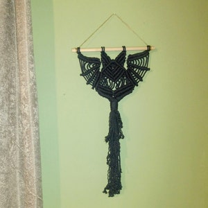 PDF Bat Macrame , Witchy Decorations, Goth Aesthetic, Digital Pattern ...