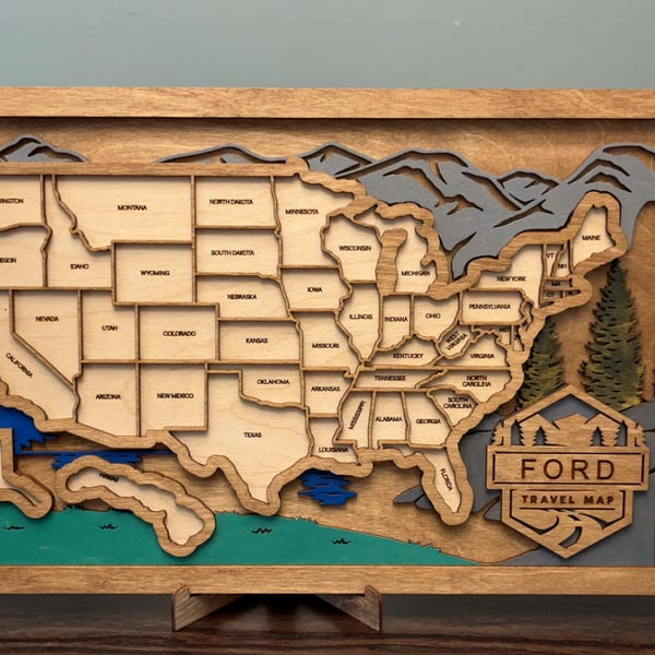 NFL Football Stadium Travel Map Bucket List United States Travel Map ...