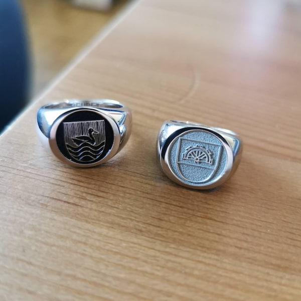 Custom Family Signet Ring, Custom Family/university Crest Wax Seal ...