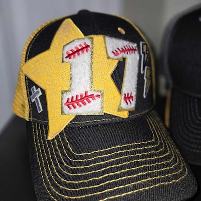 Softball Patch, Softball Chenille Patch, Softball Hat, Softball Iron on ...