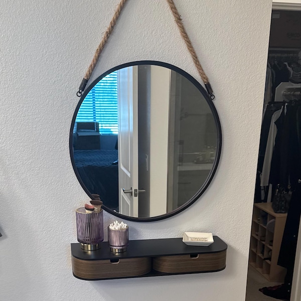 Floating Wall Make-up Table, Women Cosmetic Console, Walk in Wardrobe ...