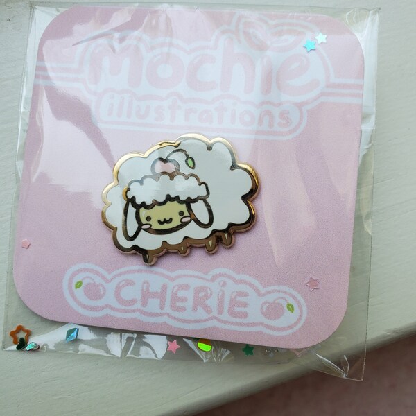 Cheri the Sheep Enamel Pin - Kawaii Sheep Pin - Cute Sheep Pin - Etsy
