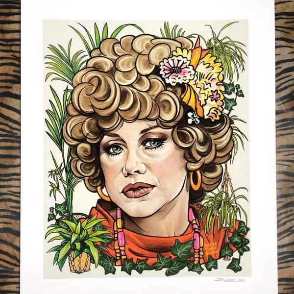 Mrs. Roper Portrait Art Print - Etsy