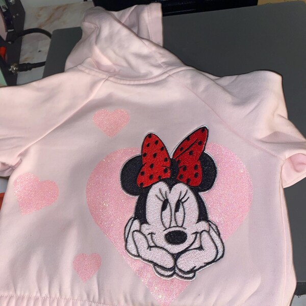 Cute Minnie Mouse Face Machine Embroidery Design, 4x4 and 5x7 Hoop ...