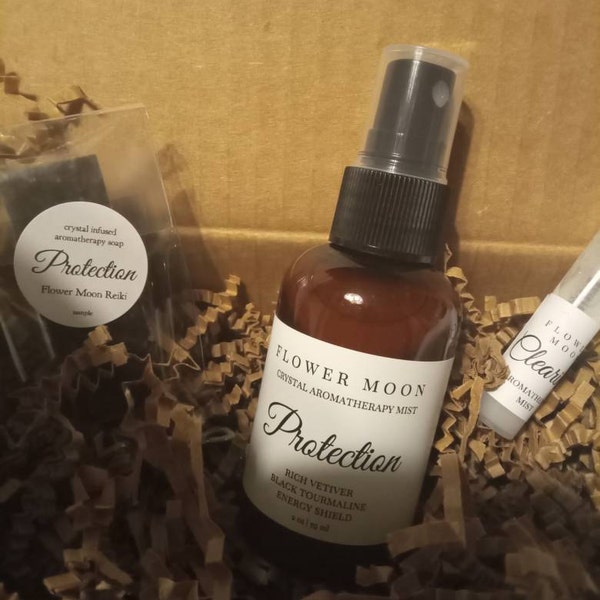 Empath Protection, Negative Energy Shield, Aromatherapy Spray, Black ...