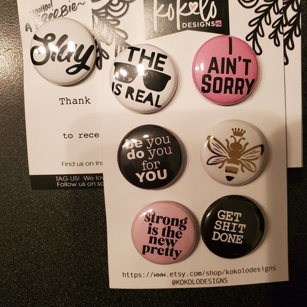 More--your Pick- Mix & Match 1" Button Pin Gift - Etsy