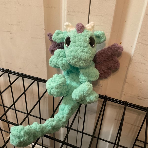Diddy Dex the Palm Sized Snuggler Dragon Crochet Pattern Amigurumi ...