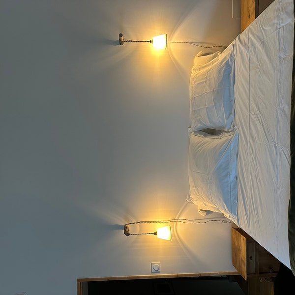 Boho Wooden Clothes Rack, Clothes Hanger, Handmade With Hazel and Solid ...