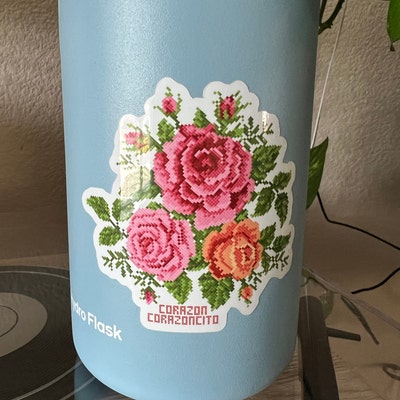 Mexican Stickers, Flores Bordadas, Latina Stickers, Latino Stickers ...