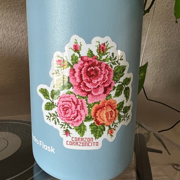 Mexican Stickers, Flores Bordadas, Latina Stickers, Latino Stickers ...