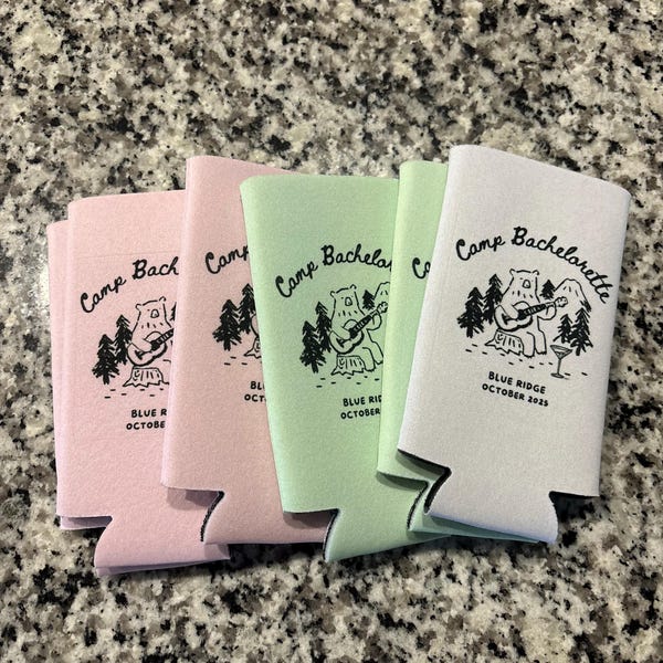 Country Bach Club - Custom Bachelorette Party Can Coolers ...