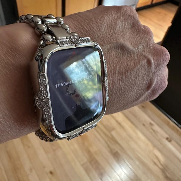 Apple Watch Case Yellow Gold Womens Swarovski Crystals Iwatch Cover ...