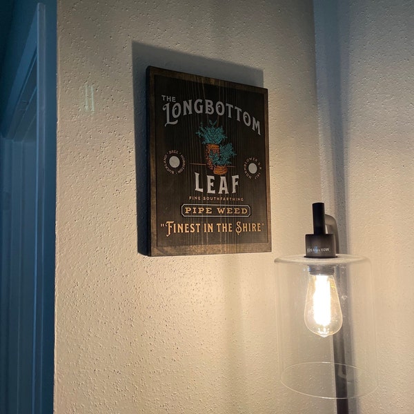 Longbottom Leaf Sign - Etsy